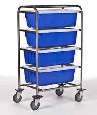 Storage Trolley - 700 x 450 x 1300mm – AxisHealth