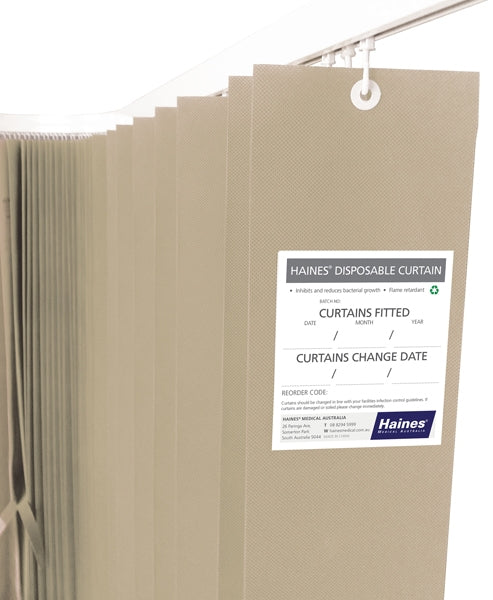 Curtains Disposable- 7.5m x 2m, Latte – AxisHealth