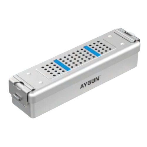 Scopy Sterilization Container With Silicone Holders - Lid Perforated ...