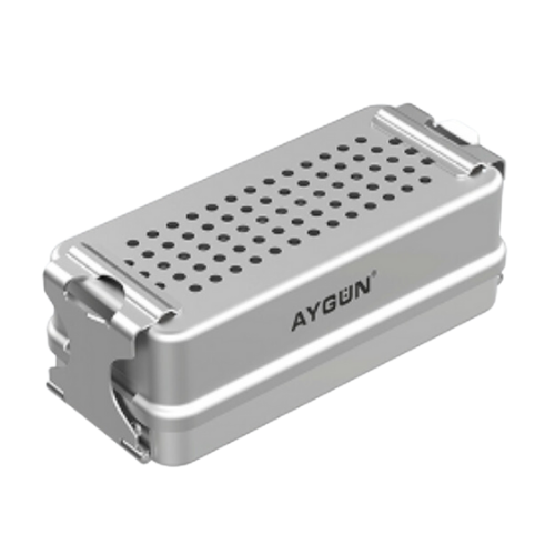 Mini Implant Sterilization Container - Lid Perforated, Box Perforated ...